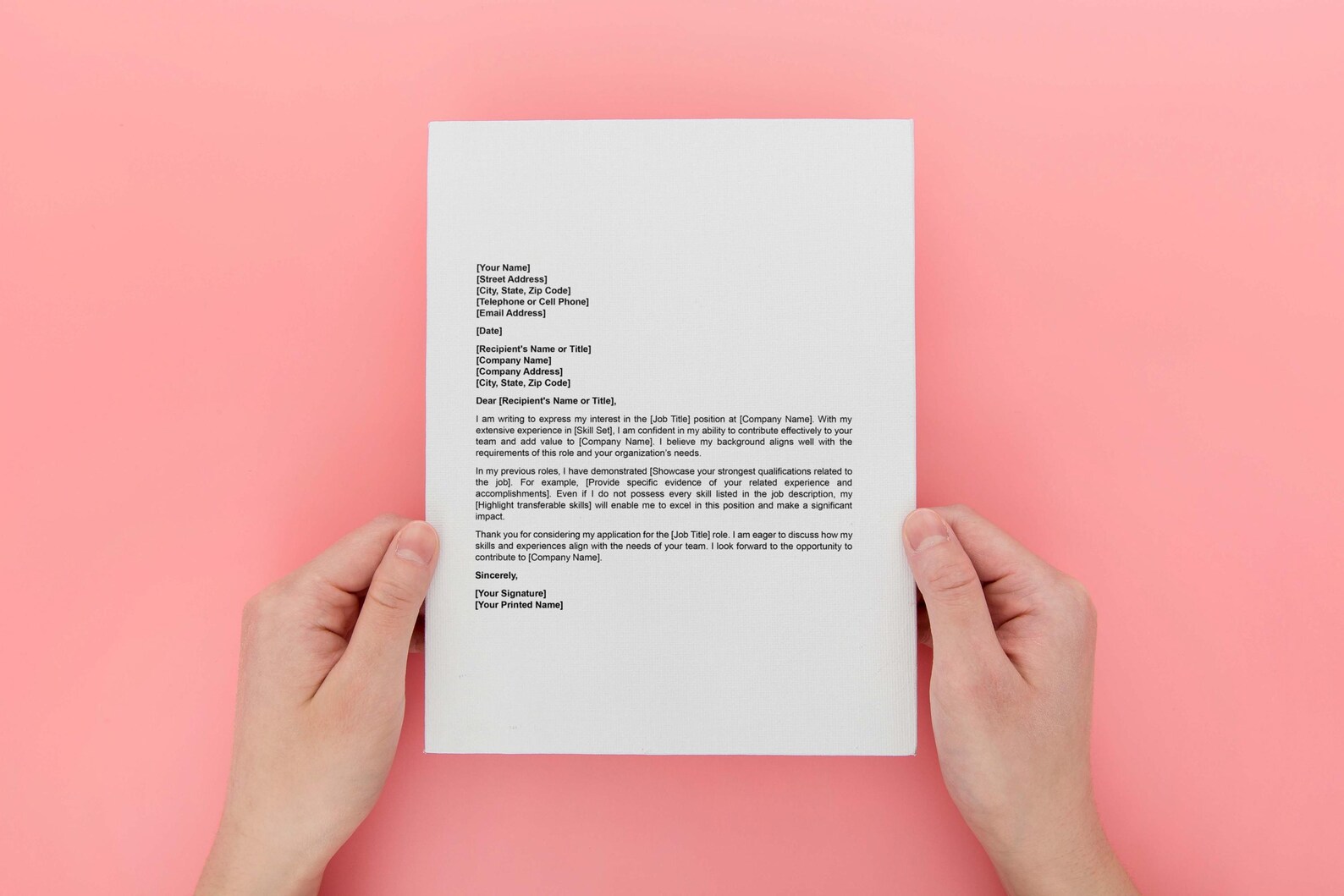 Basic Cover Letter,cover Letter Template,simple Cover Letter,cover ...