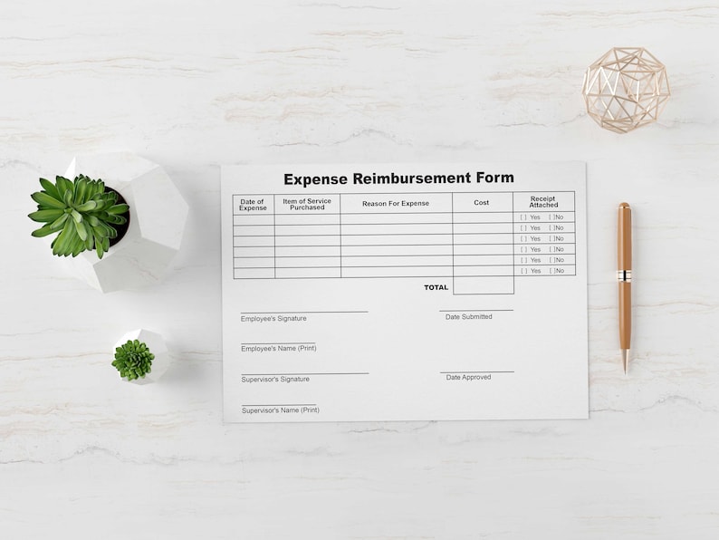 Expense Reimbursement Form,reimbursement Form Template,expense ...