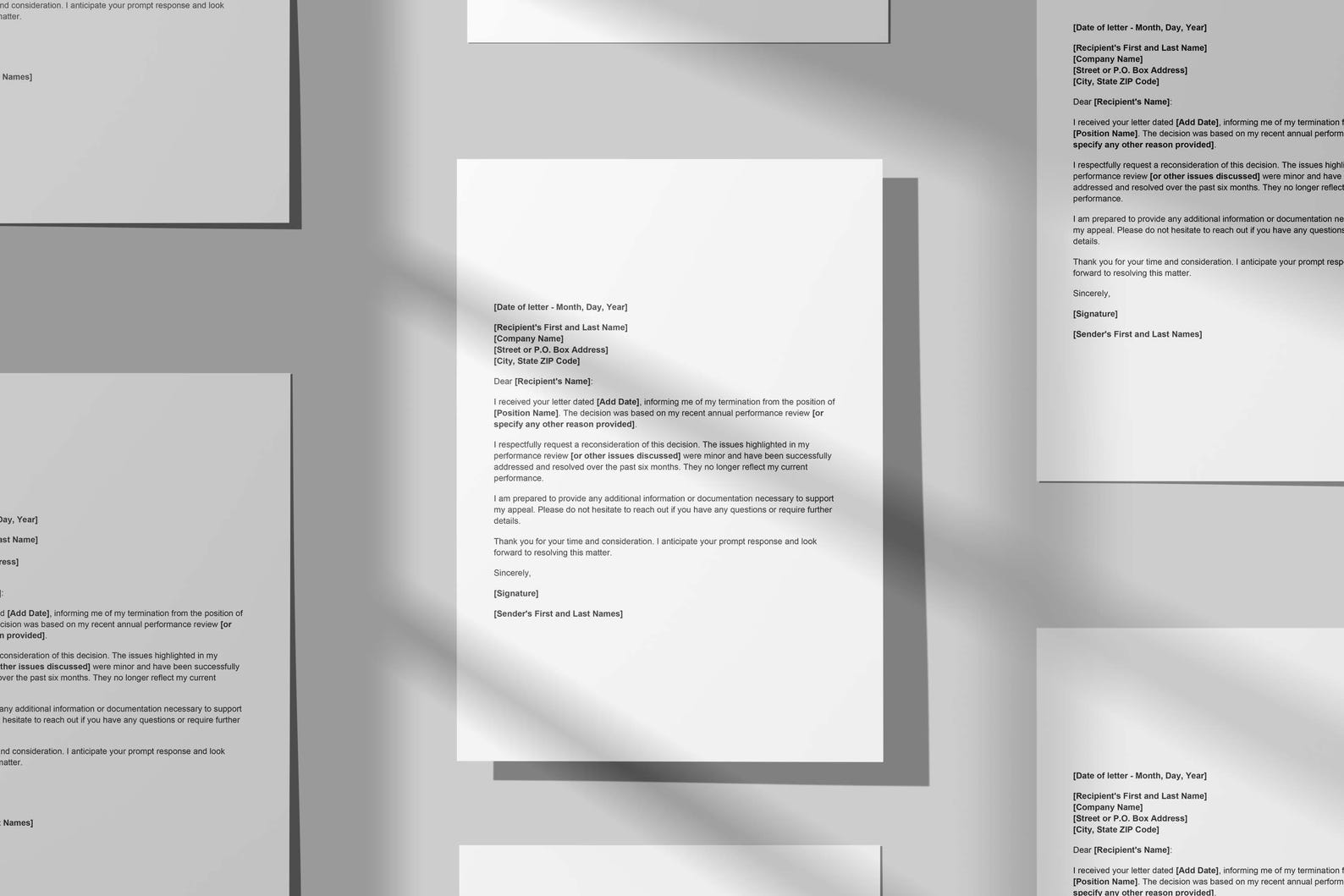 Job Termination Appeal Letter,termination Appeal Letter Template,appeal ...