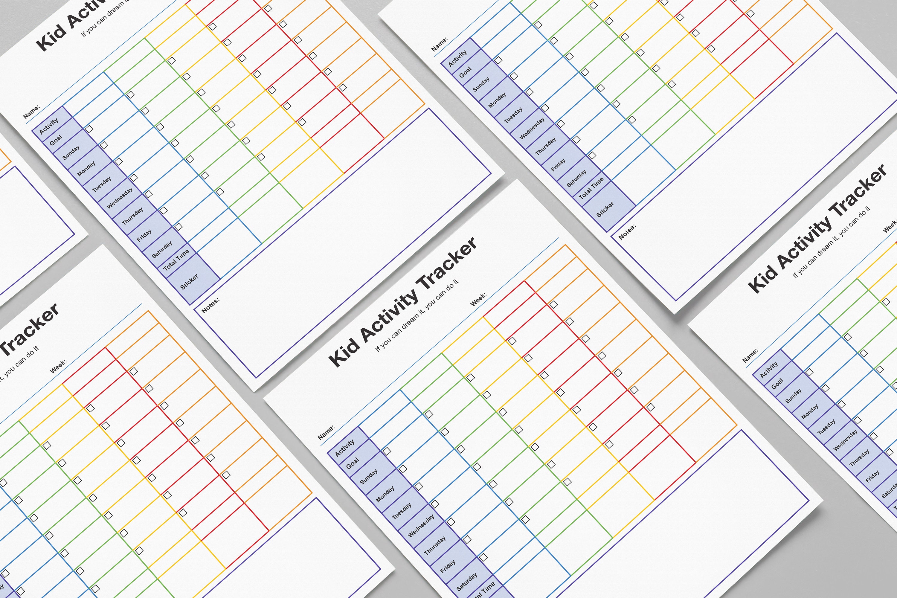 Kids Activity Planneractivity Trackeractivity Plannerkids - Etsy