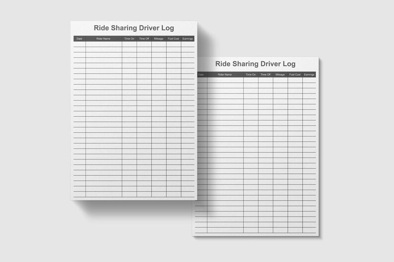 Driver Log,driver Log Sheet,driving Hours Log,drivers Hours Log Book ...