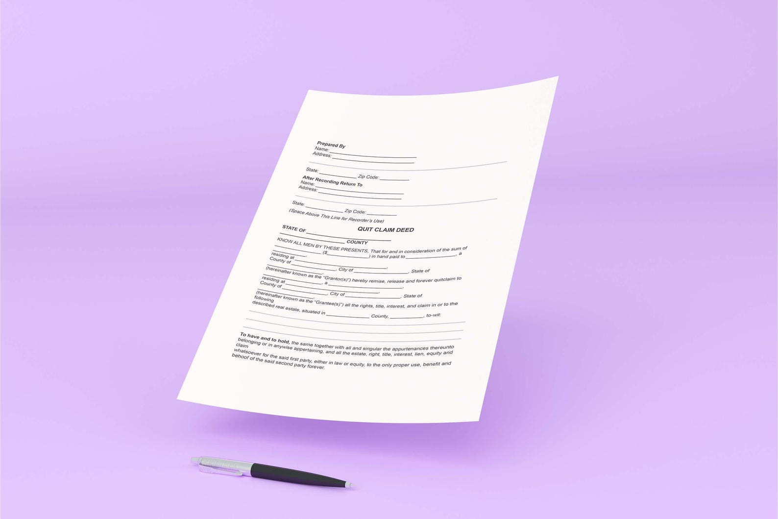 Quit Claim Deed Form,quit Claim Deed Template,quit Claim Deed Form ...
