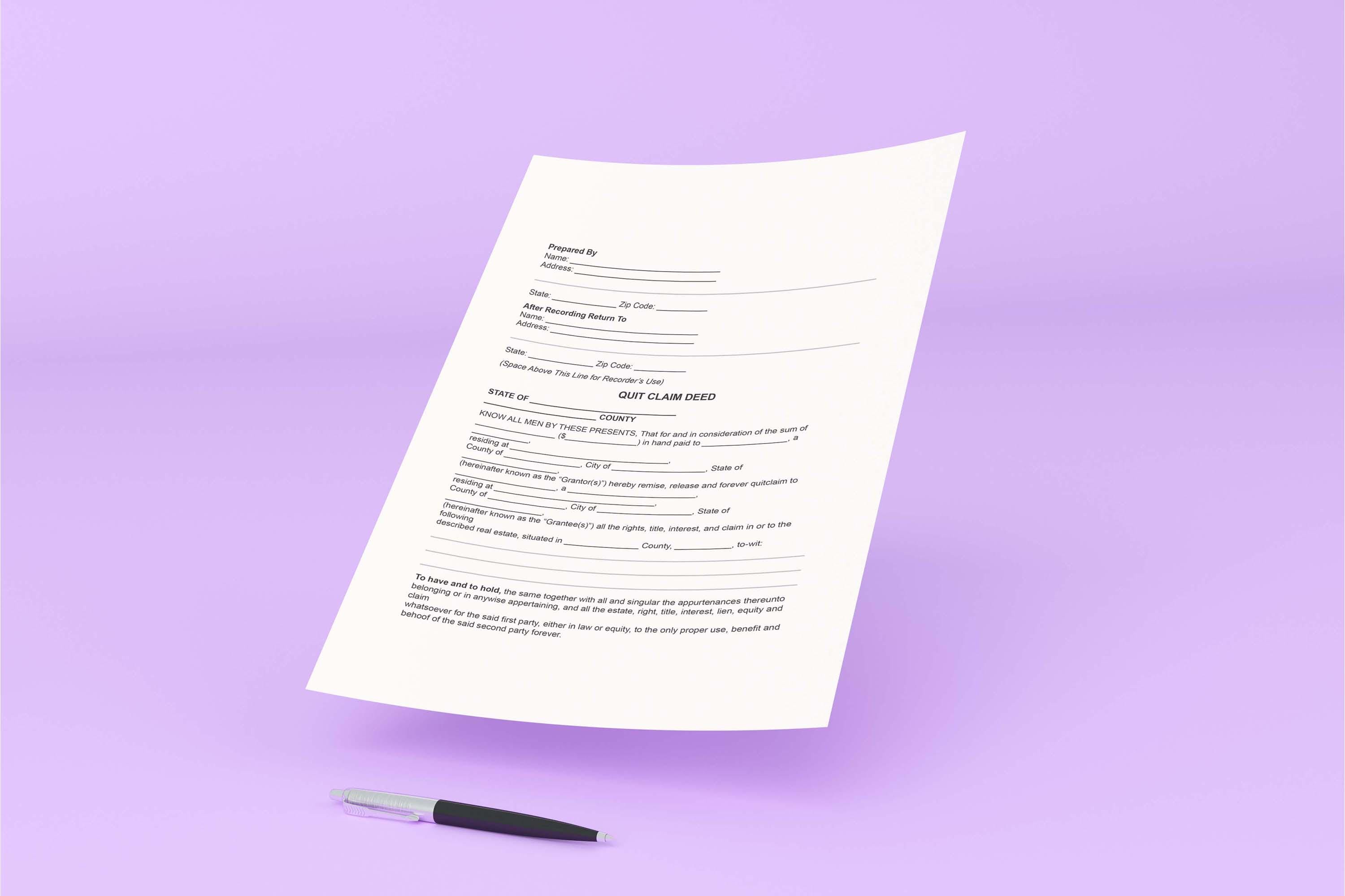 Quit Claim Deed Form,quit Claim Deed Template,quit Claim Deed Form ...