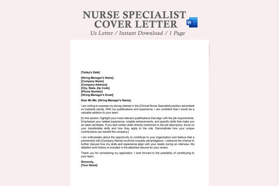 Nursing Graduate Cover Letter Examples
