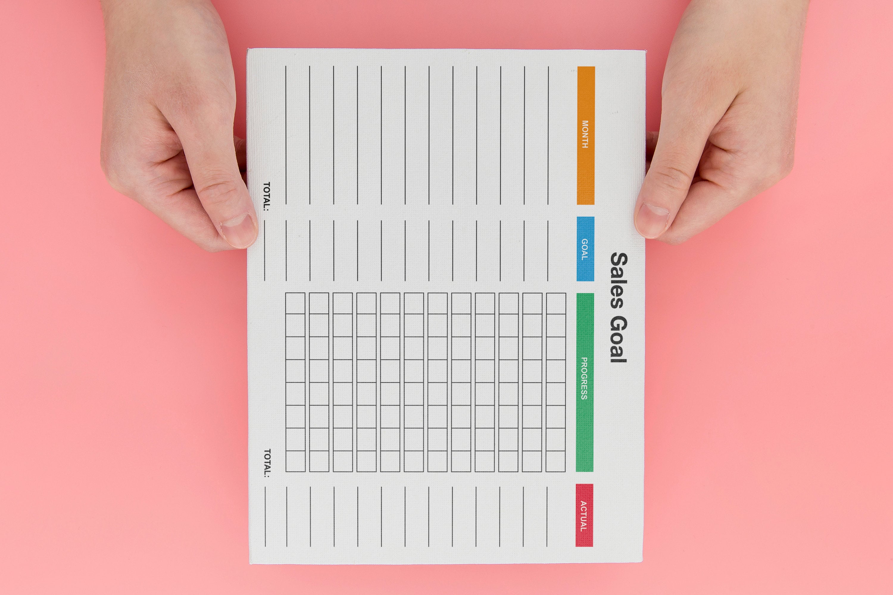 Sales Goal Template,sales Goal Planner,sales Goal Tracker Template ...