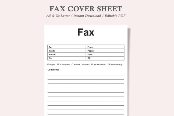 Free Printable Fax Cover Template Professional Fax Cover Sheet