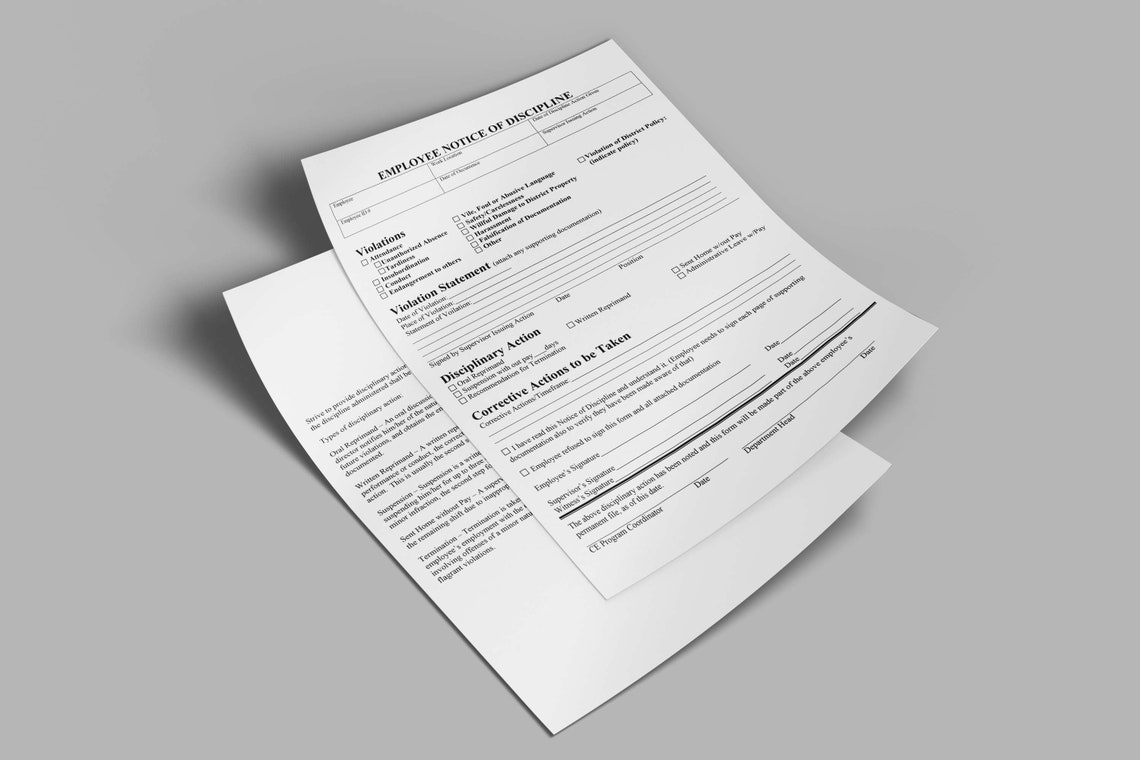 Employee Write up Template,employee Write up Form,employee Write up ...