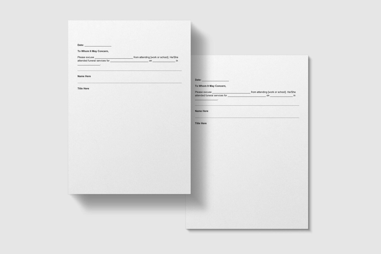 Bereavement Letter,bereavement Leave Letter,bereavement Letter for Work ...