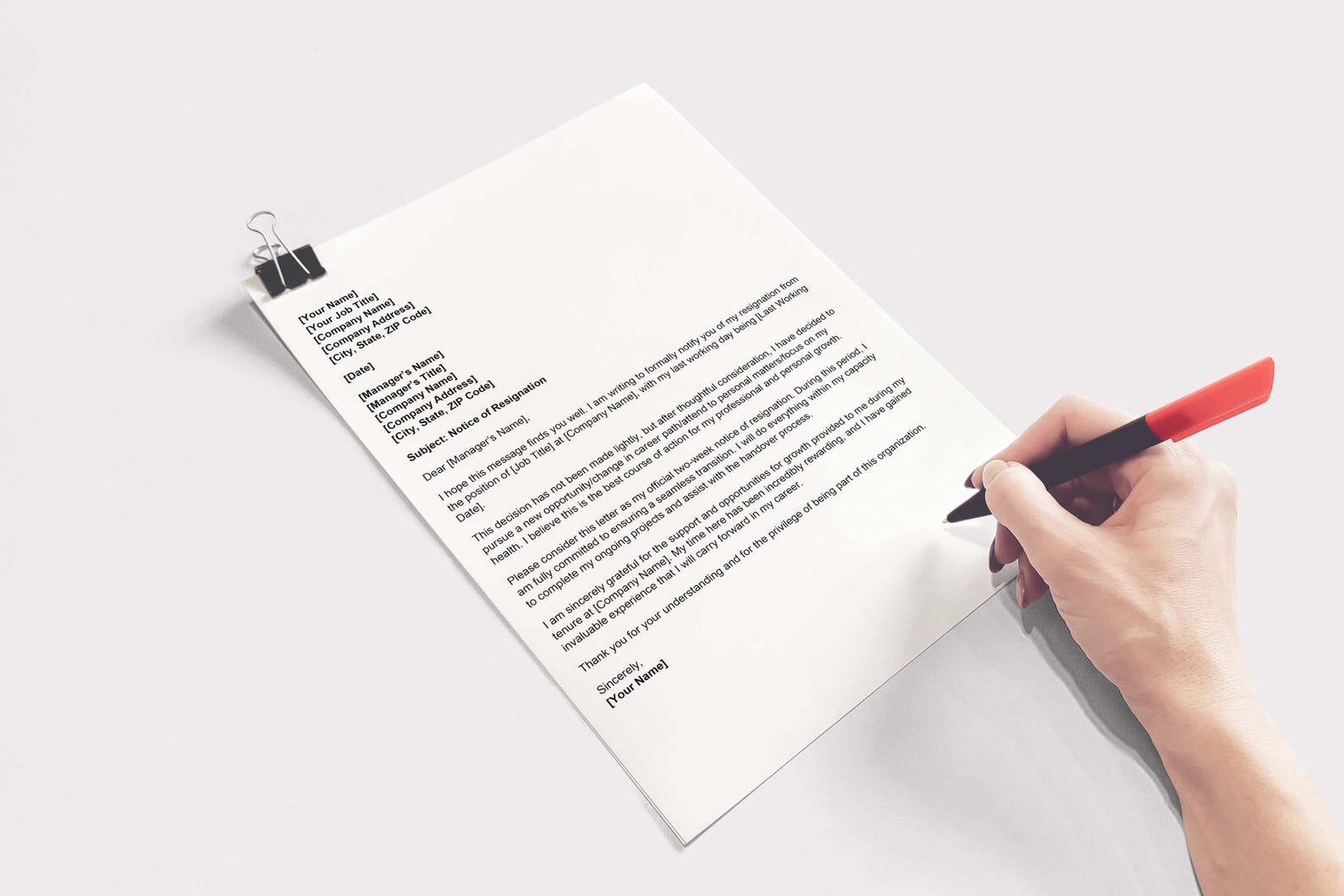 Two Weeks Notice Letter,two Weeks Notice Template,2 Week Notice Letter ...