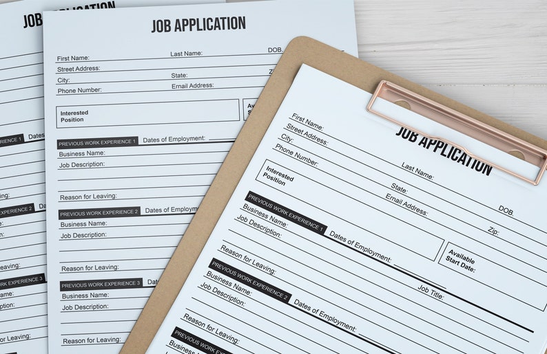 Job Application Form,printable Job Application Form,job Application ...