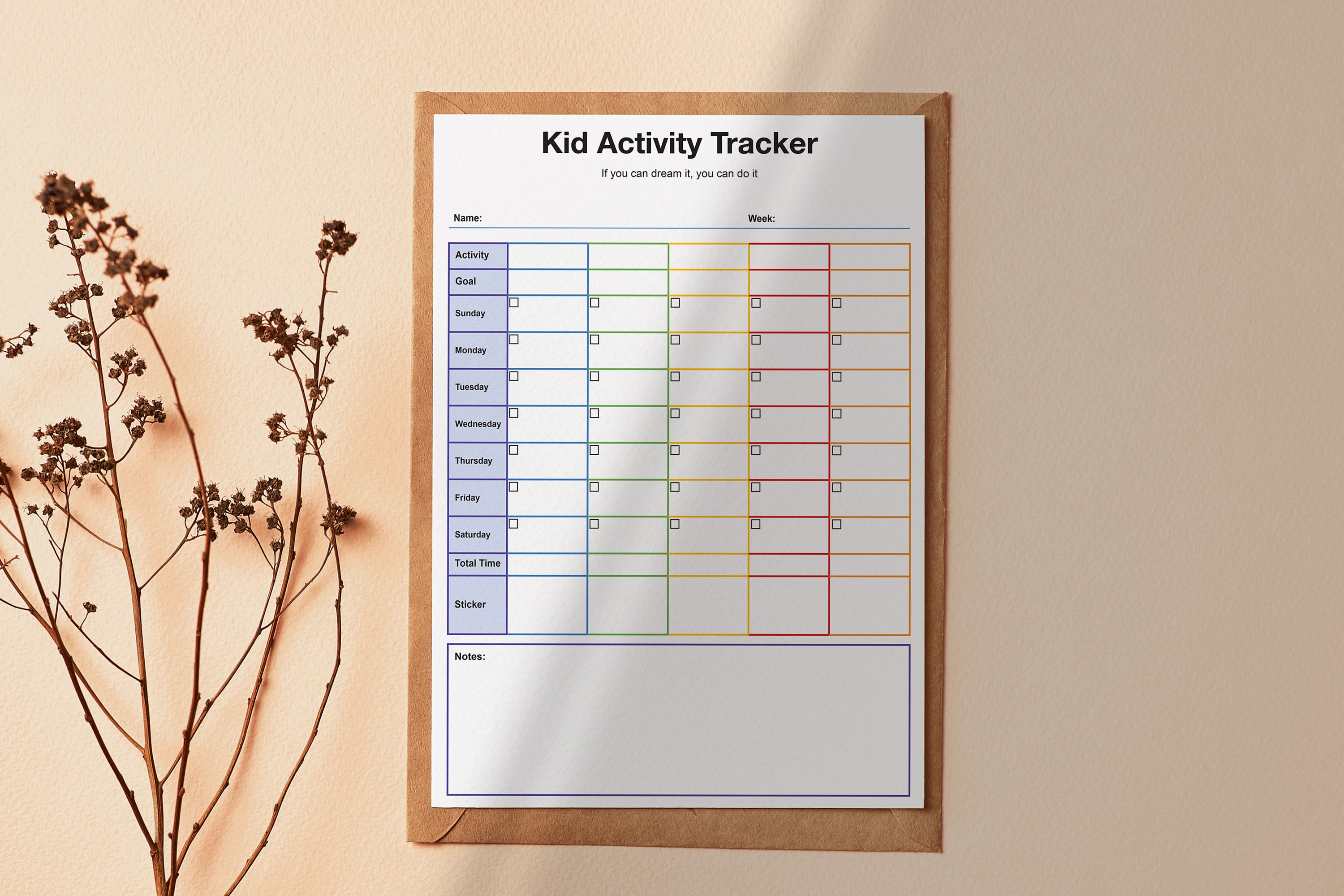 Kids Activity Planner,activity Tracker,activity Planner,kids Activity ...