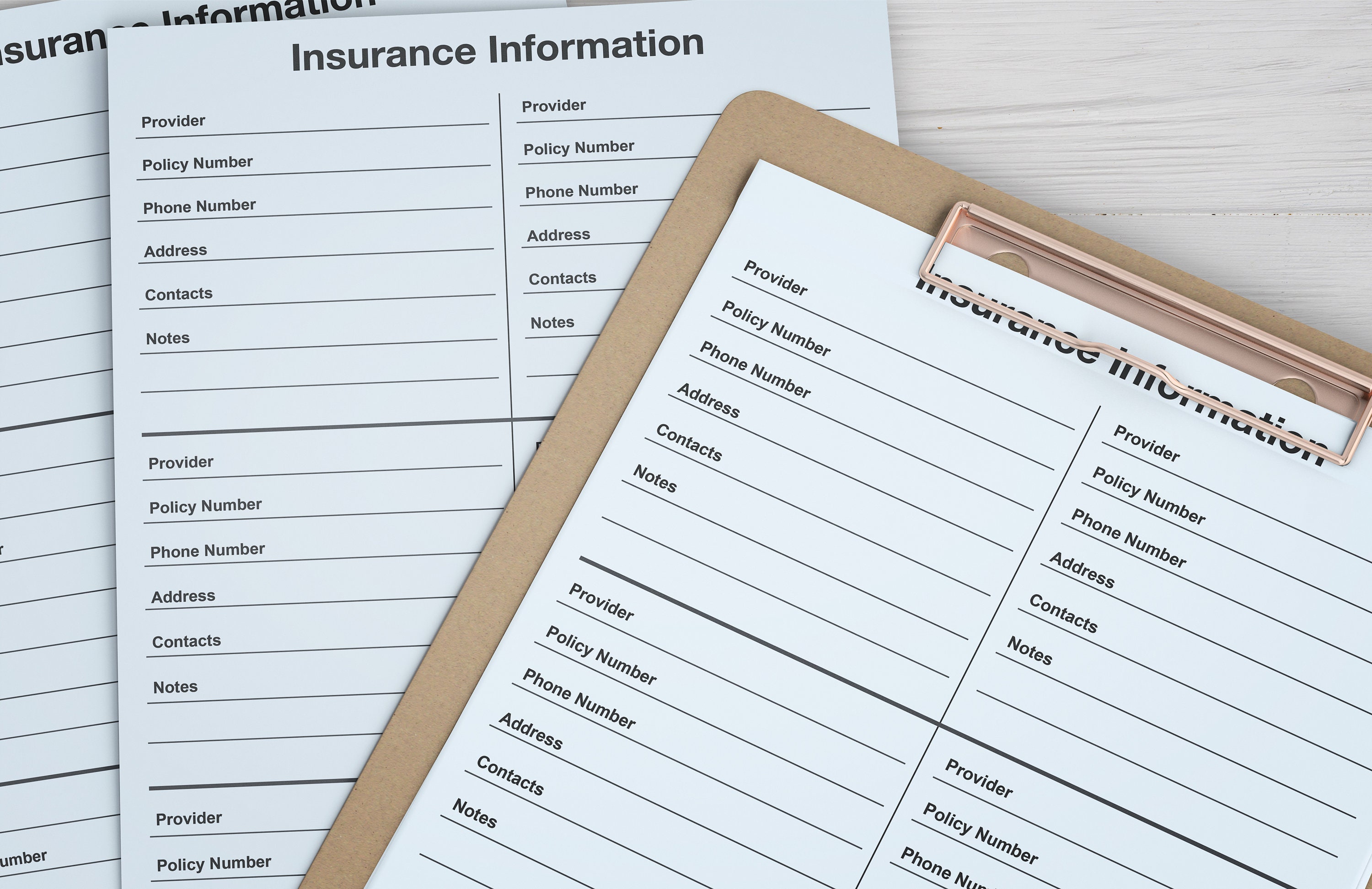 Insurance Information Trackerinsurance Loginsurance - Etsy