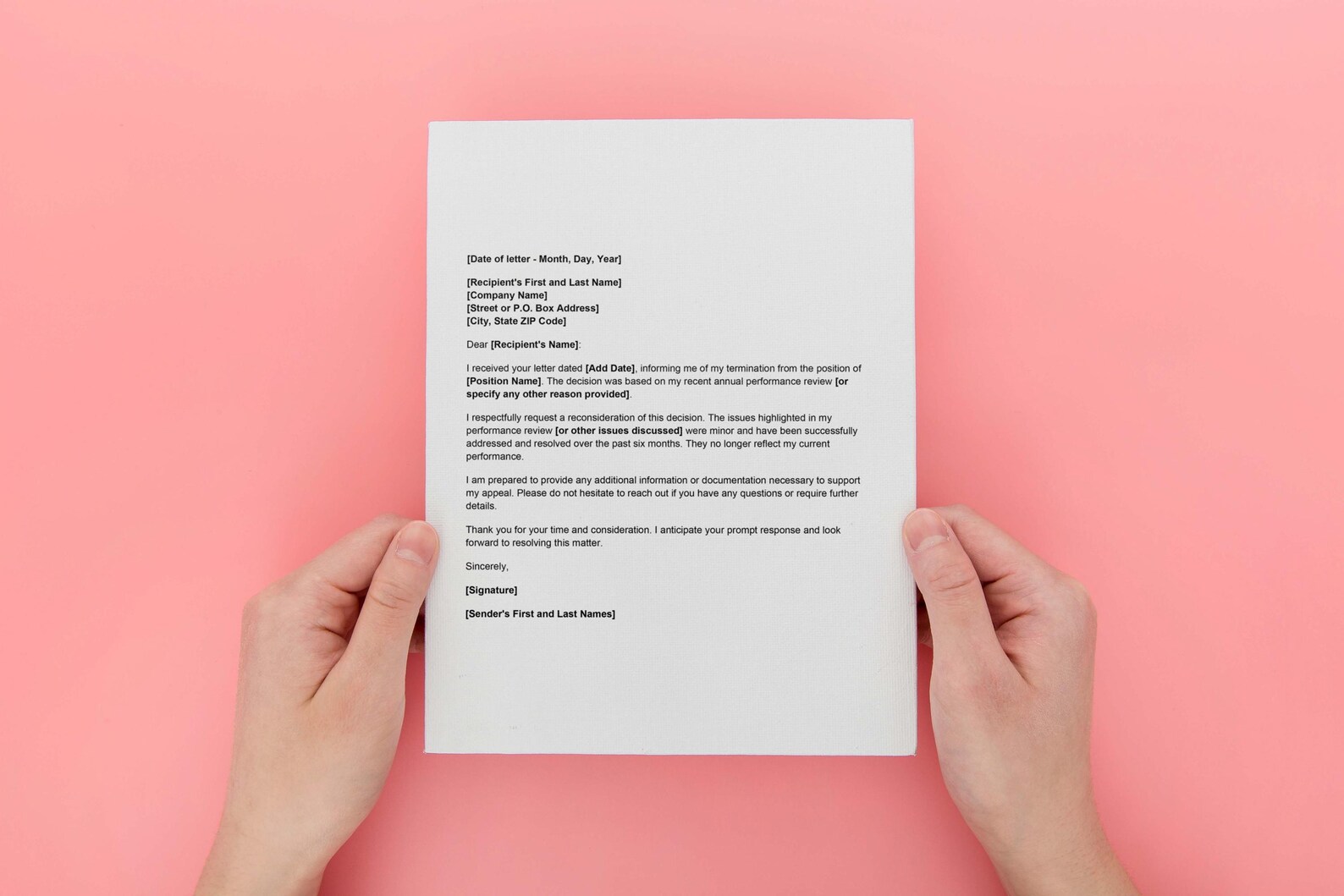 Job Termination Appeal Letter,termination Appeal Letter Template,appeal ...