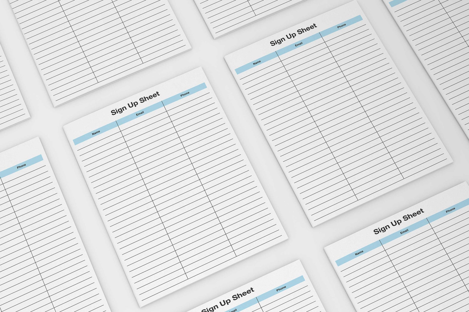 Sign up Sheet,sign up Sheet Template,sign up List Template,printable ...