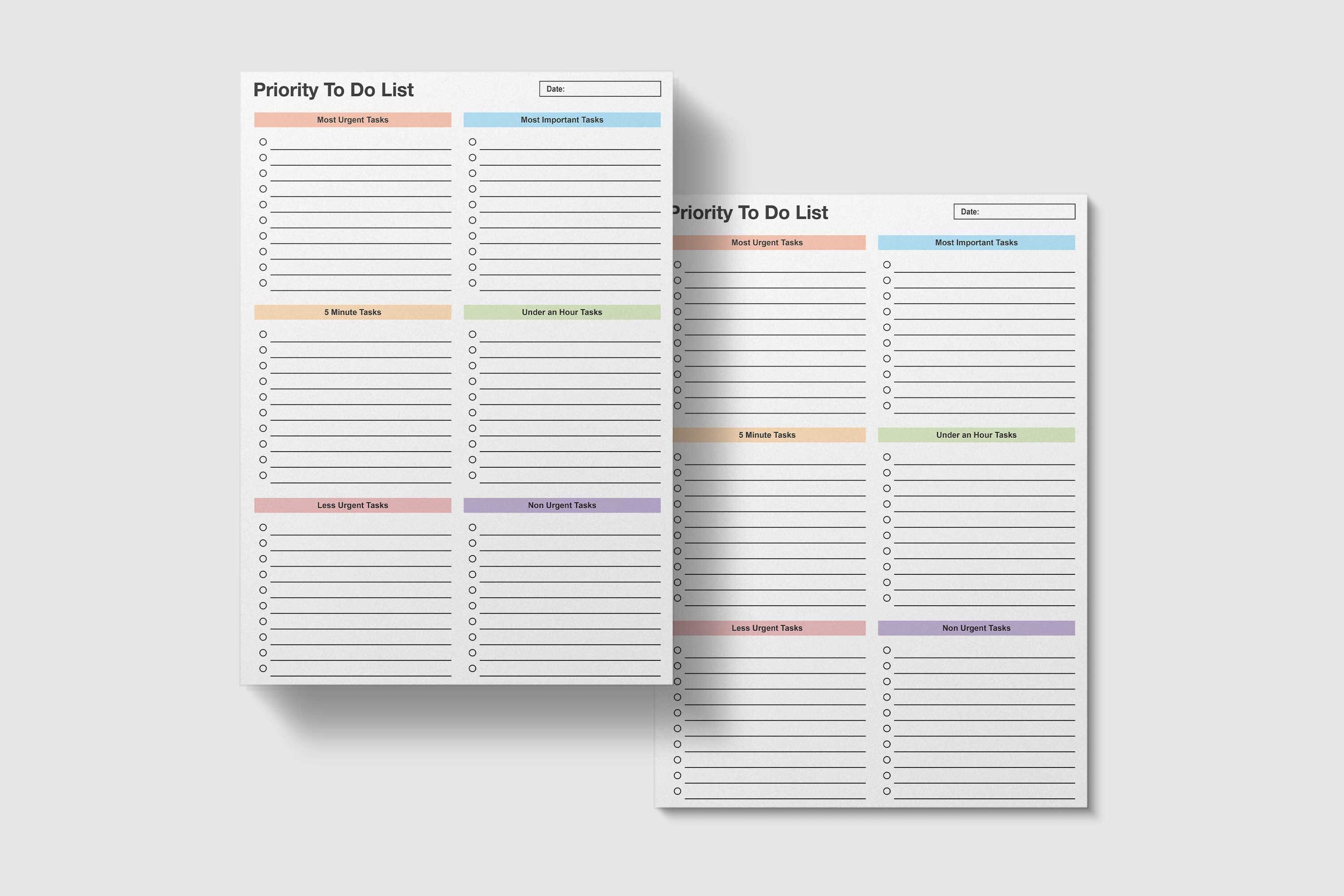 Priority List Template,priority to Do List,priority Task List,work ...