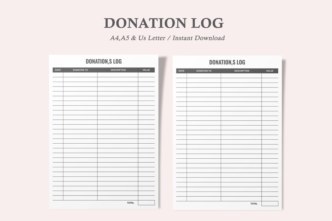 Donation Tracker,donation List,fundraising Goal Tracker,donation ...