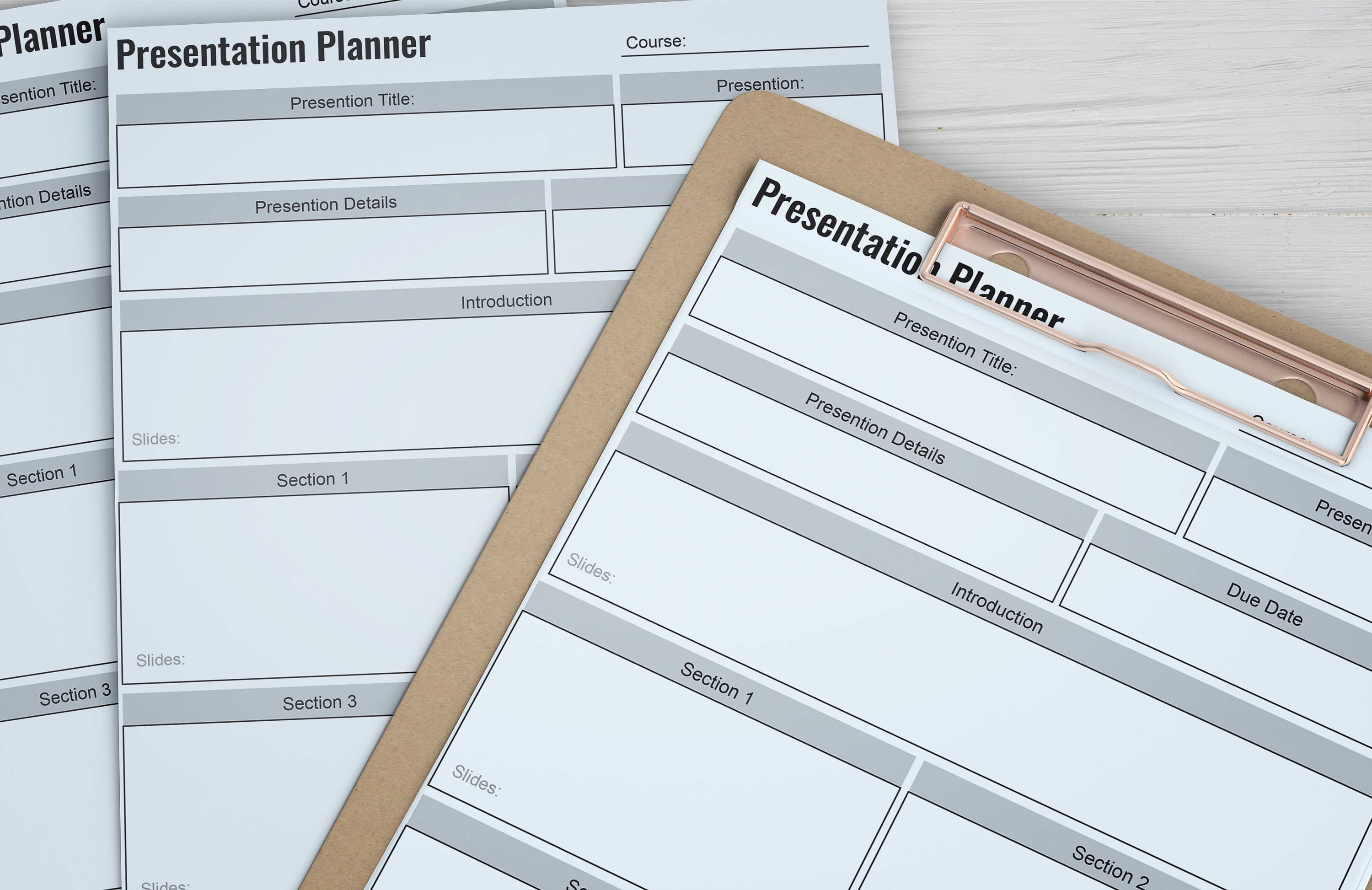 Presentation Planner,presentation Template,printable Presentation ...