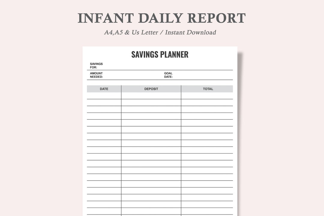 Preschool Daily Report,daycare Daily Sheet,infant Daily Report,infant ...