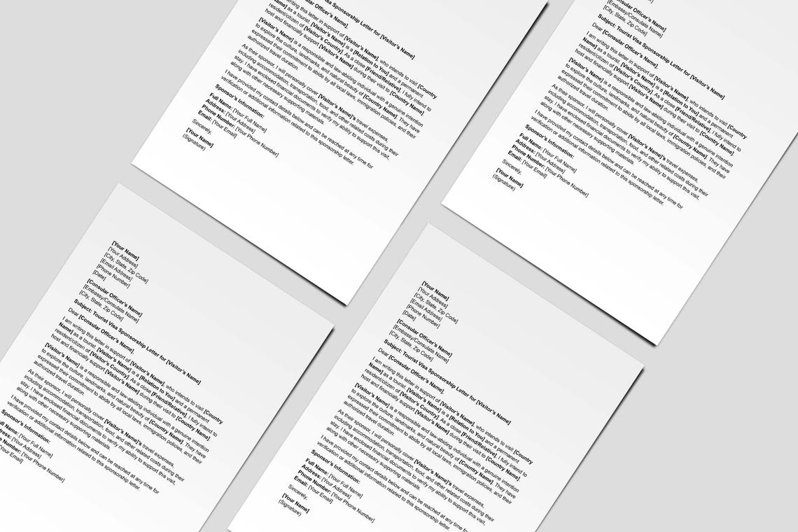 Sponsorship Letter,sponsorship Letter Template,template for Sponsorship ...