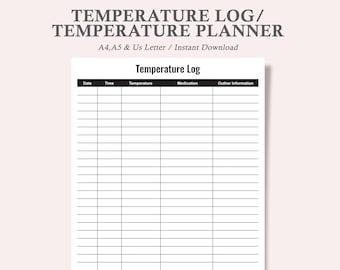 A4 Medication Sheet - Etsy