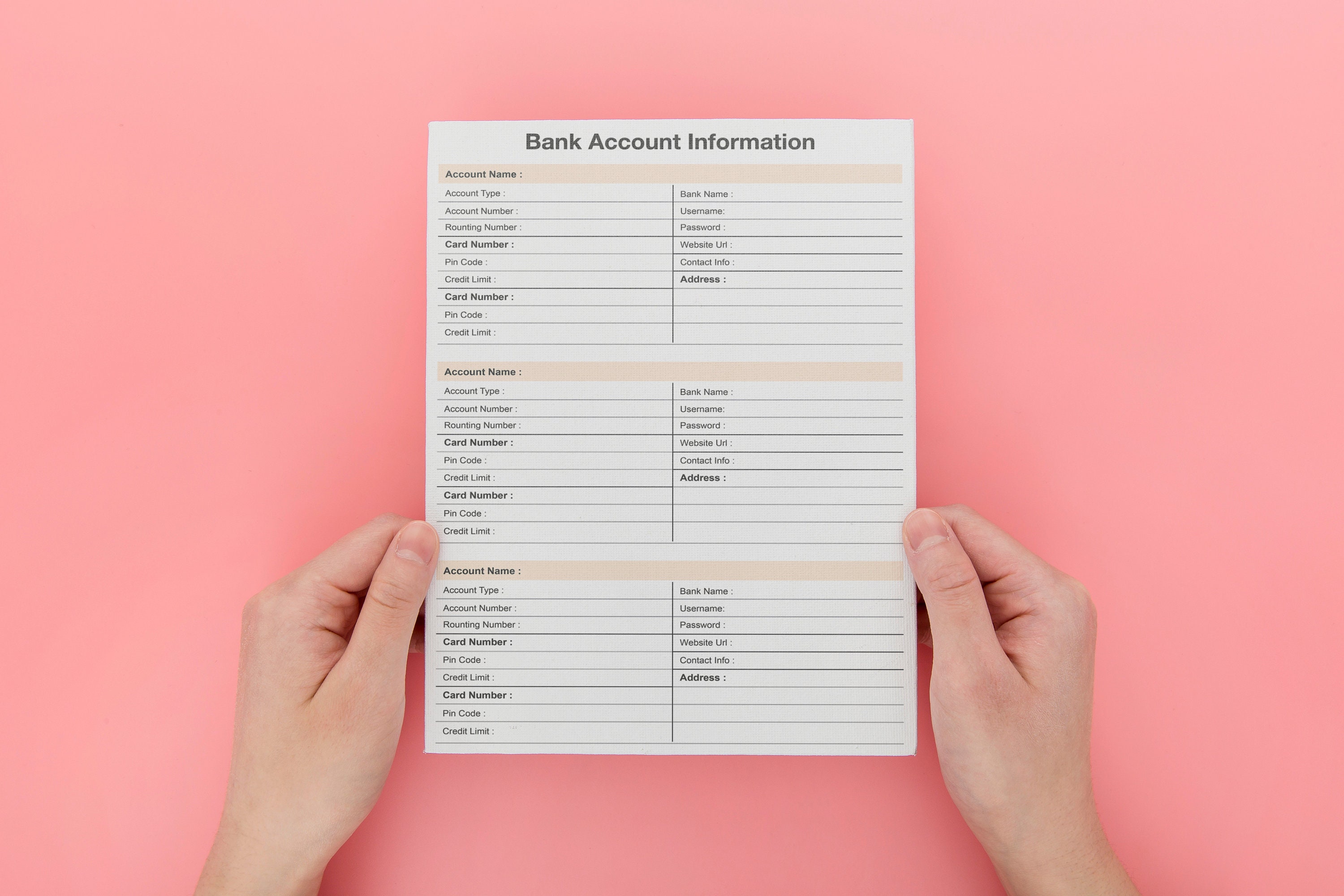Bank Account Tracker,bank Account Details,bank Account Info,bank ...