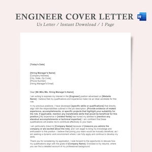 Engineer Cover Letter,engineering Cover Letter Examples,cover Letter ...