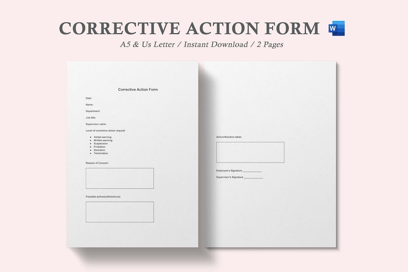 Corrective Action Plan Template,corrective Action Request Template ...