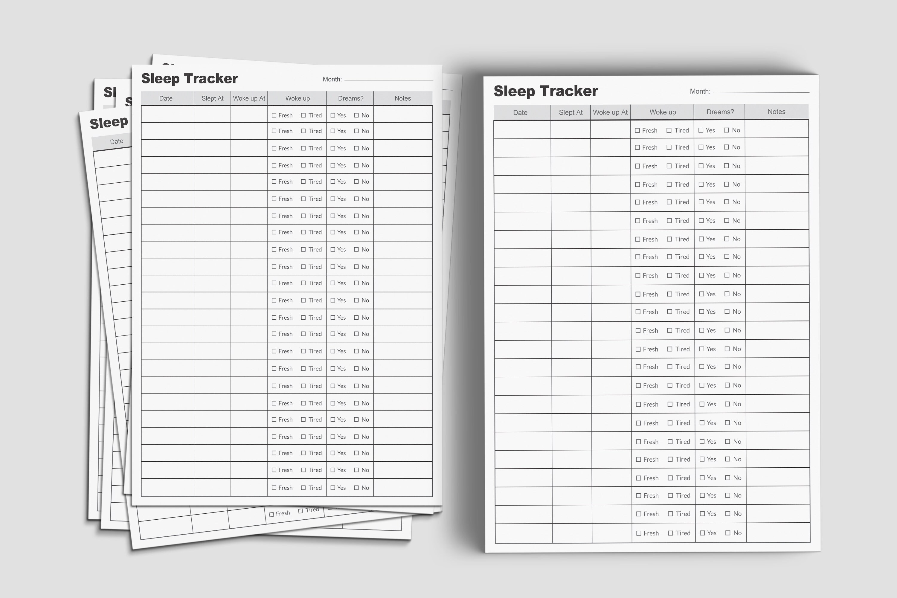 Sleep Log,sleep Chart,sleep Journal,sleep Planner,sleep Diary Template ...