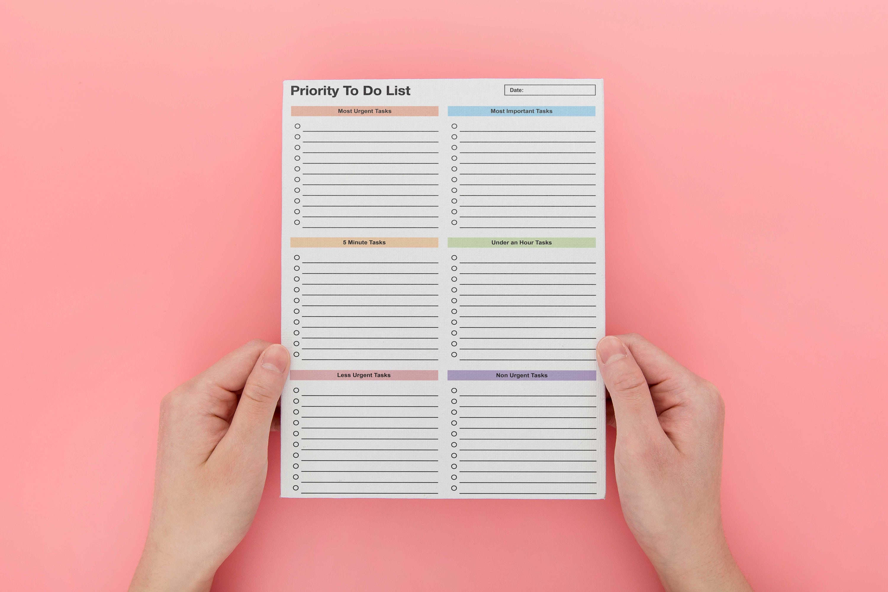 Priority List Template,priority to Do List,priority Task List,work ...