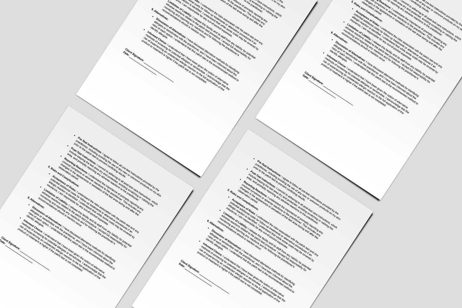 Patch Test Consent Form,patch Test Consent Form Template,patch Test ...