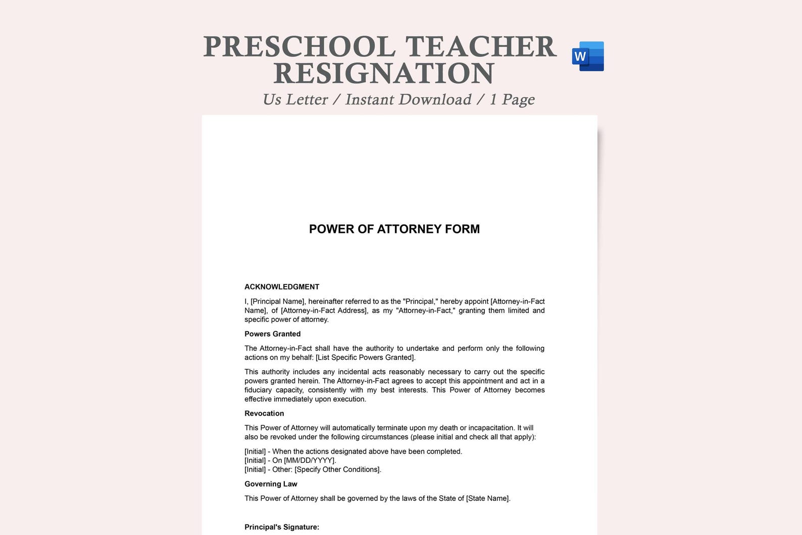 Teacher Resignation Letter,teacher Resignation Letter Template,educator ...