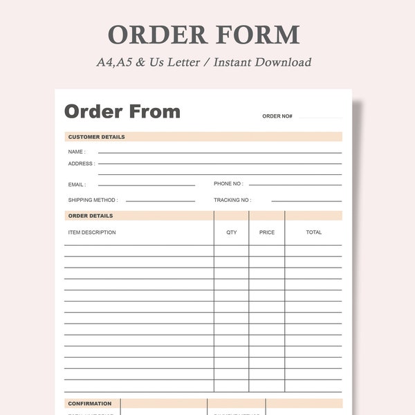 Custom Receipt Books - Etsy