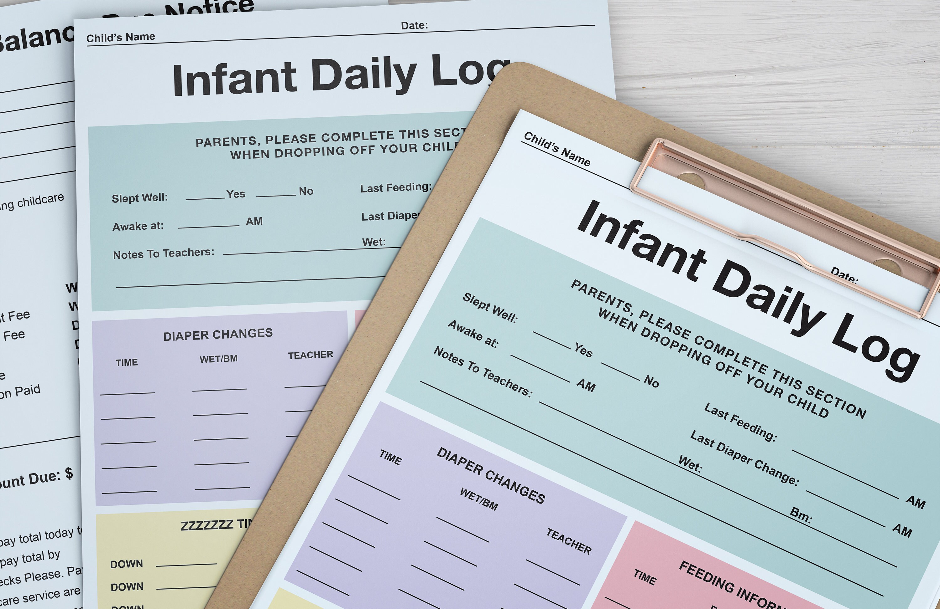 Infant Daily Log,baby Daily Log Book,infant Daily Tracker,daily Infant ...