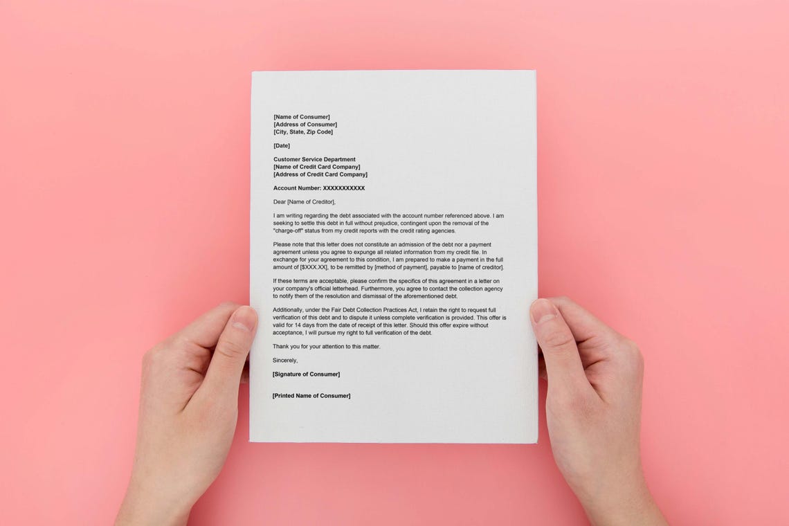 Dispute Letter for Charge Off,charge off Removal Letter,charge off ...