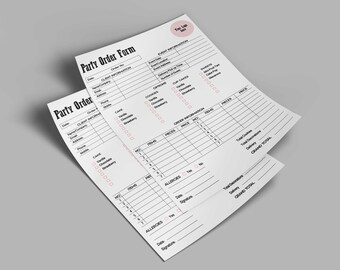 Sweets Order Form - Etsy