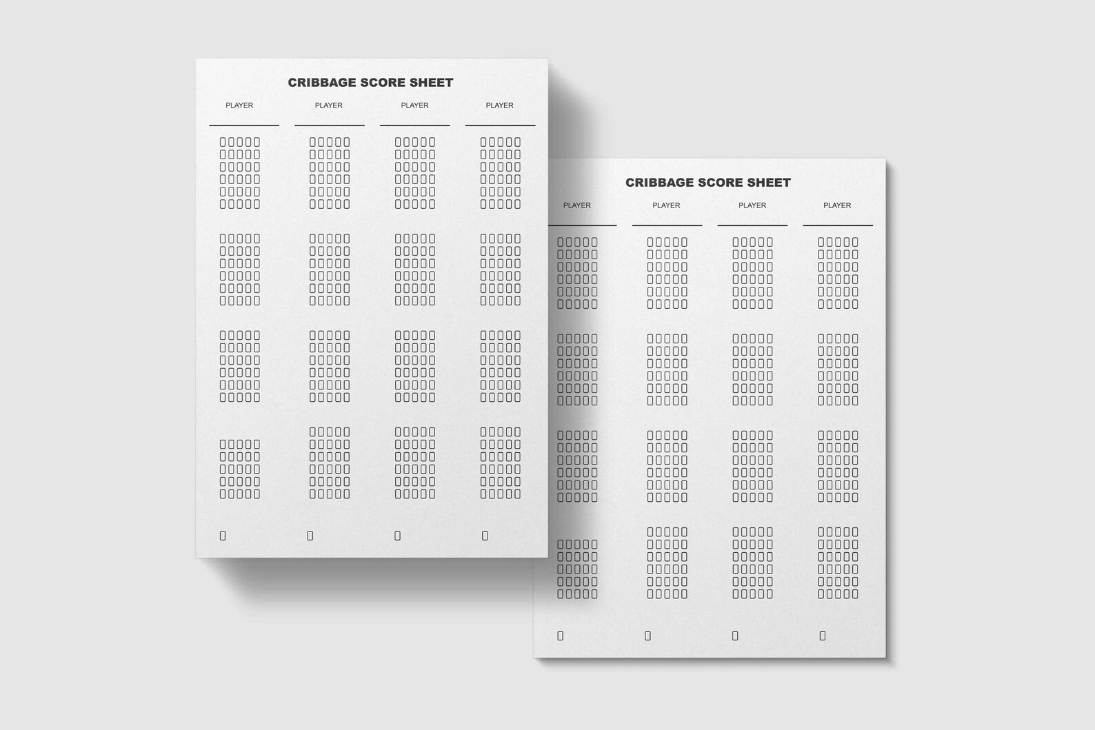 Cribbage Score Chart,cribbage Score Sheet,cribbage Points Chart ...