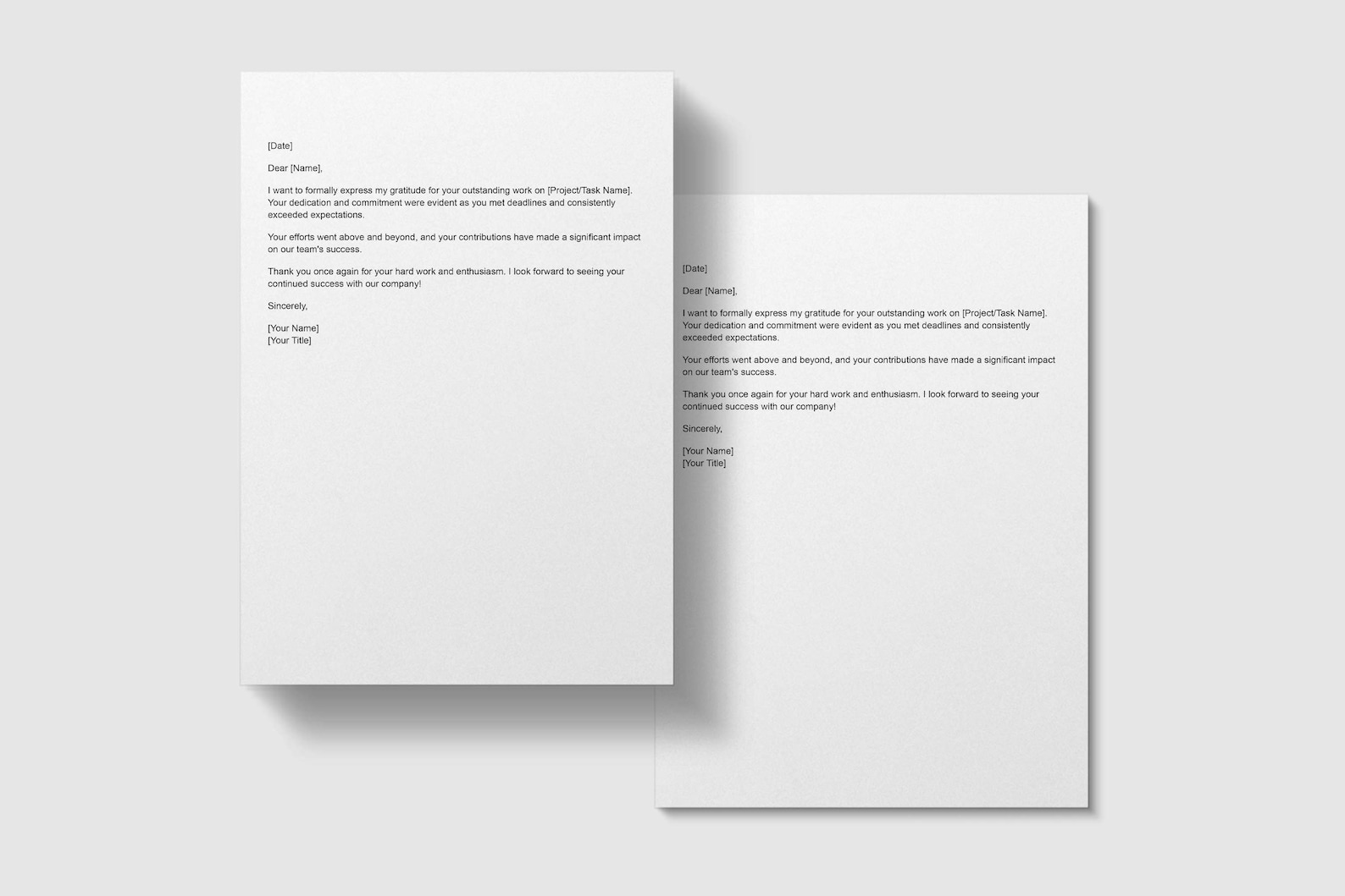 Appreciation Letter Template,employee Appreciation Template ...