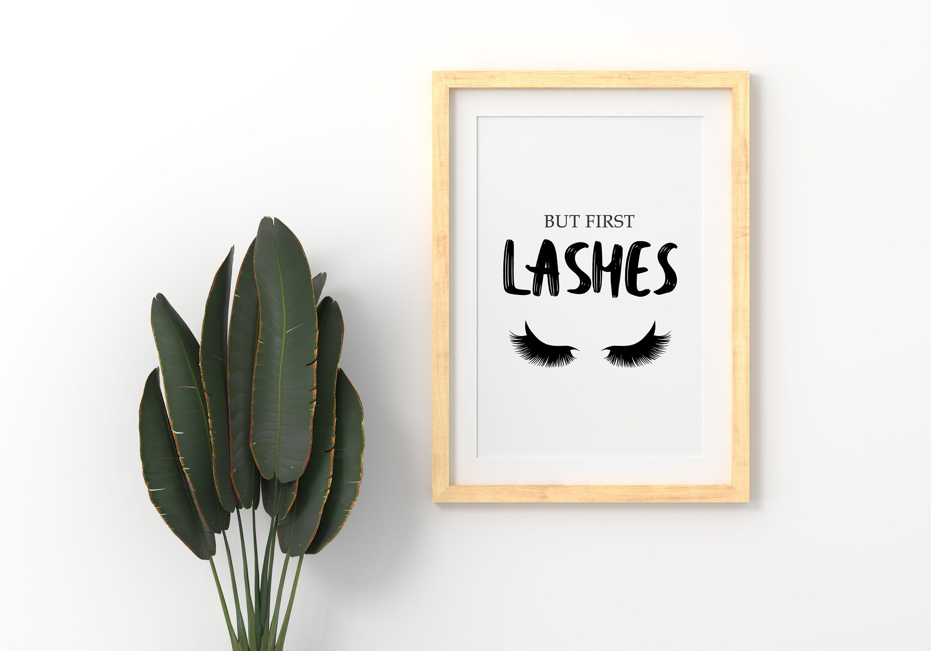 Eyelash Extensions Poster Eyelashes Print Esthetician Decor | Etsy
