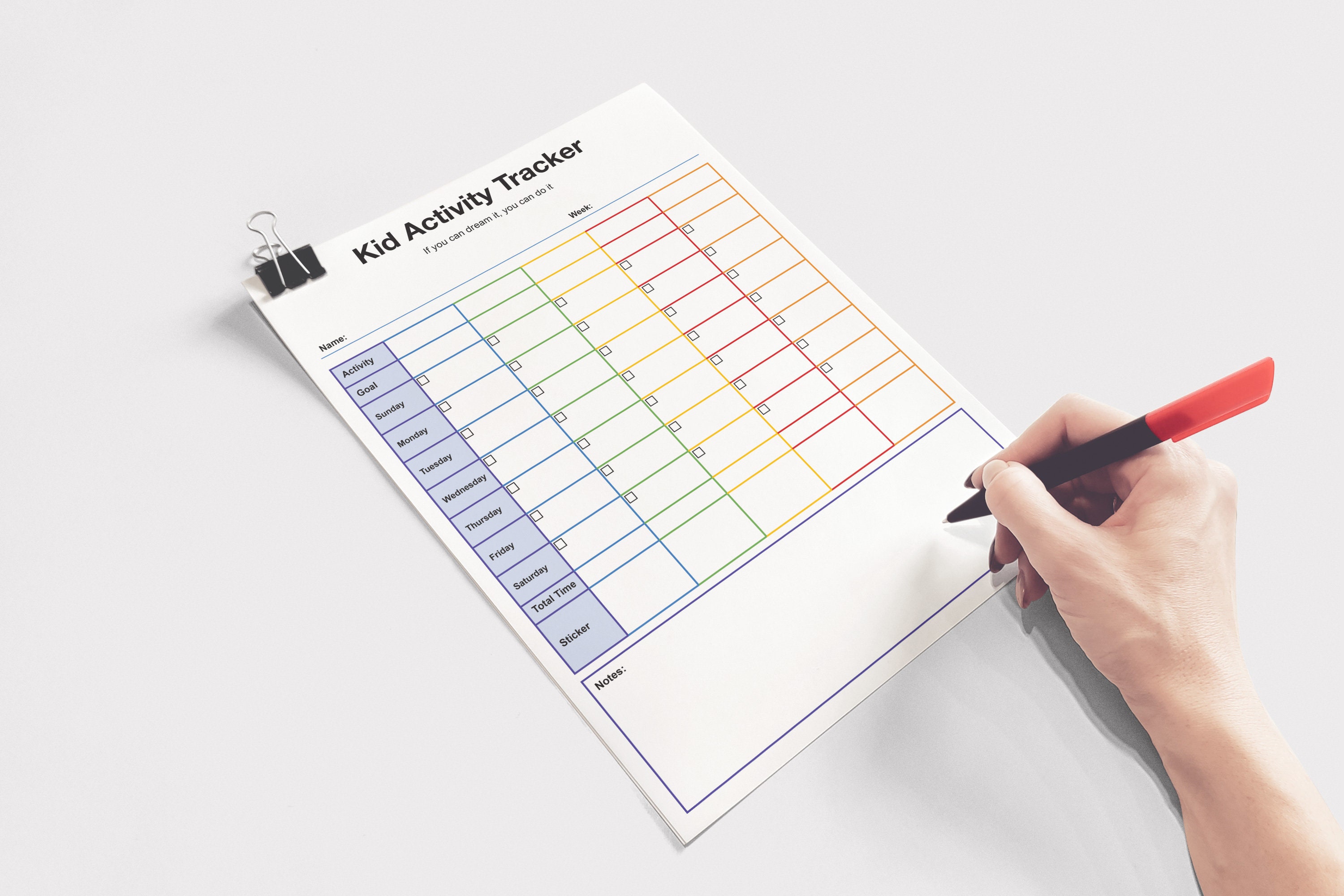 Kids Activity Planneractivity Trackeractivity Plannerkids - Etsy