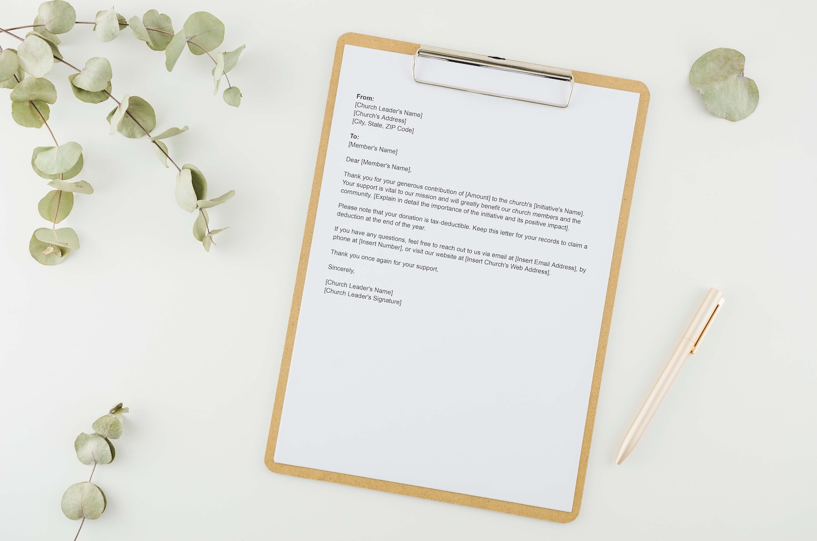 Church Donation Request Letter,church Donation Letter,sample Church ...