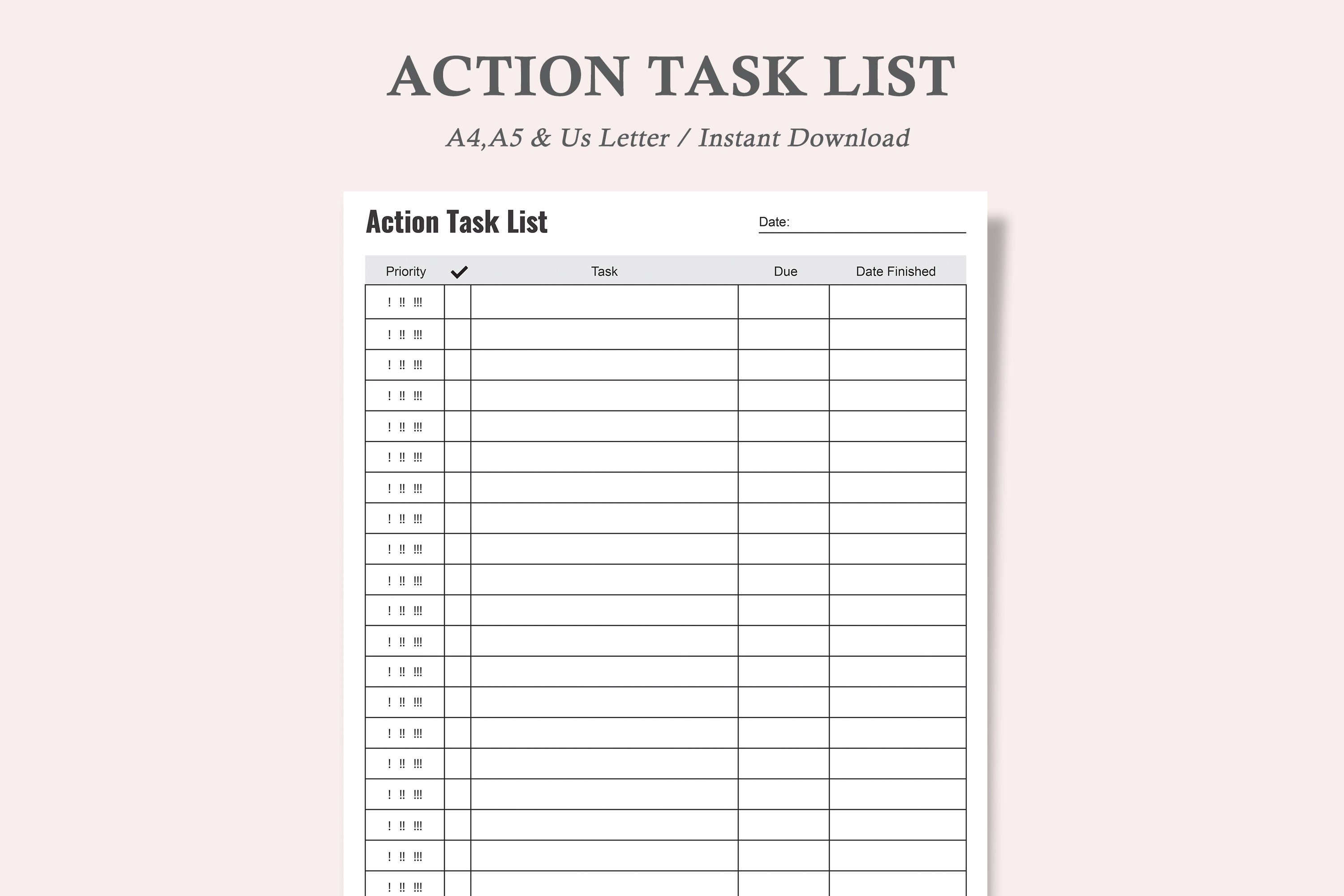 Action Task List,task List,to-do List,action Steps,task Tracker,organization Action,action ...