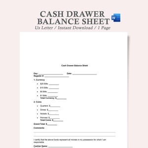 Safe Count Sheet - Etsy