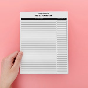 Printable Responsibility Chart,responsibility Chart,blank ...