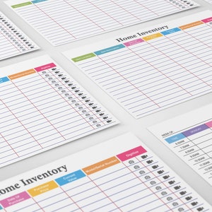 Home Inventory,home Organization,home Management,home Binder,home ...