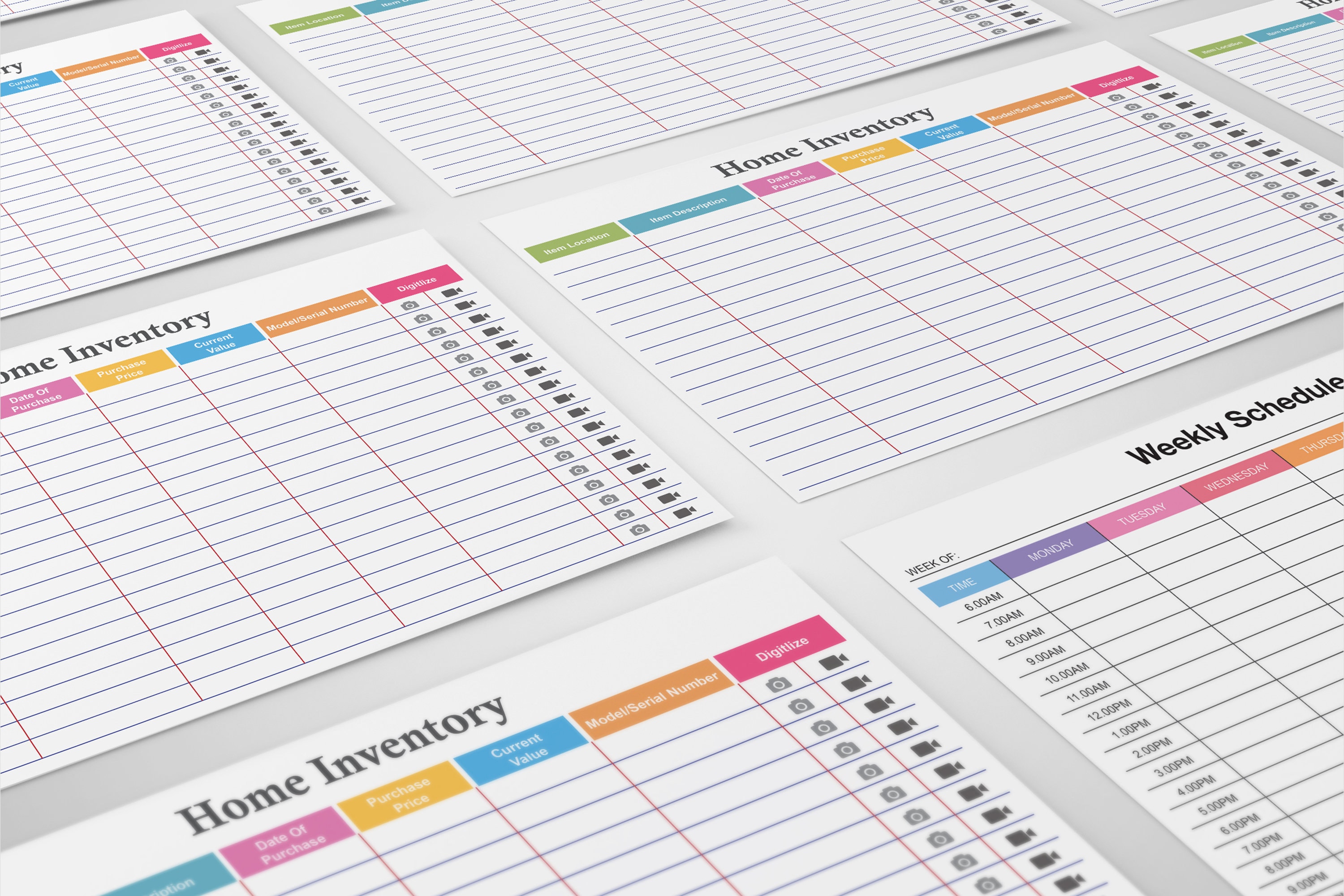 Home Inventory,home Organization,home Management,home Binder,home ...