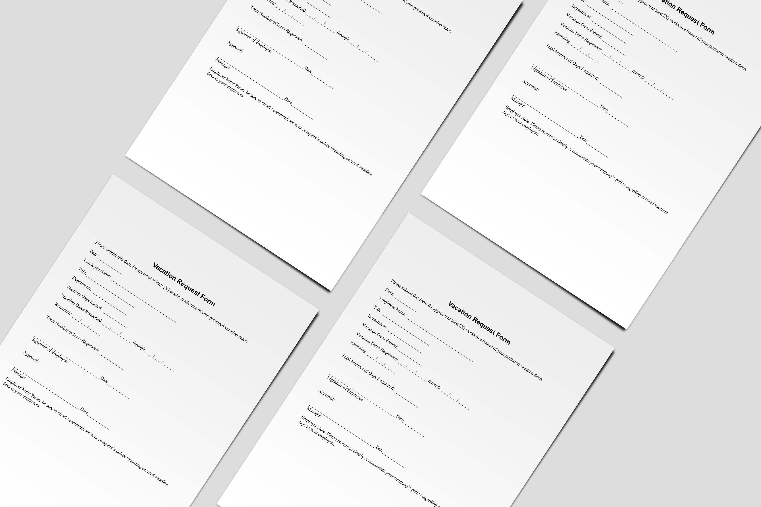 Vacation Request Form,time off Request Form,time off Calendar Template ...
