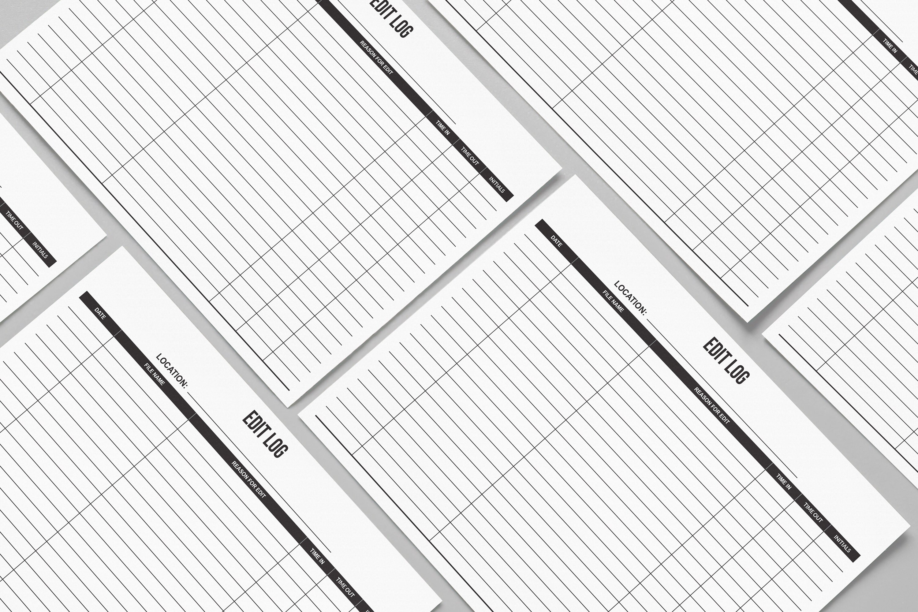 Editable Log Book - Etsy