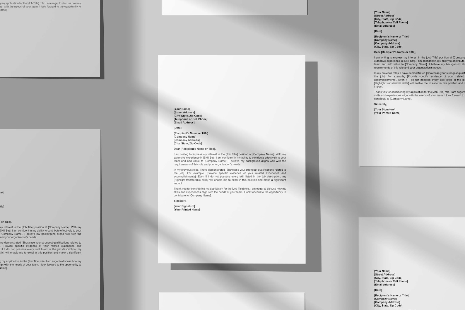 Basic Cover Letter,cover Letter Template,simple Cover Letter,cover ...