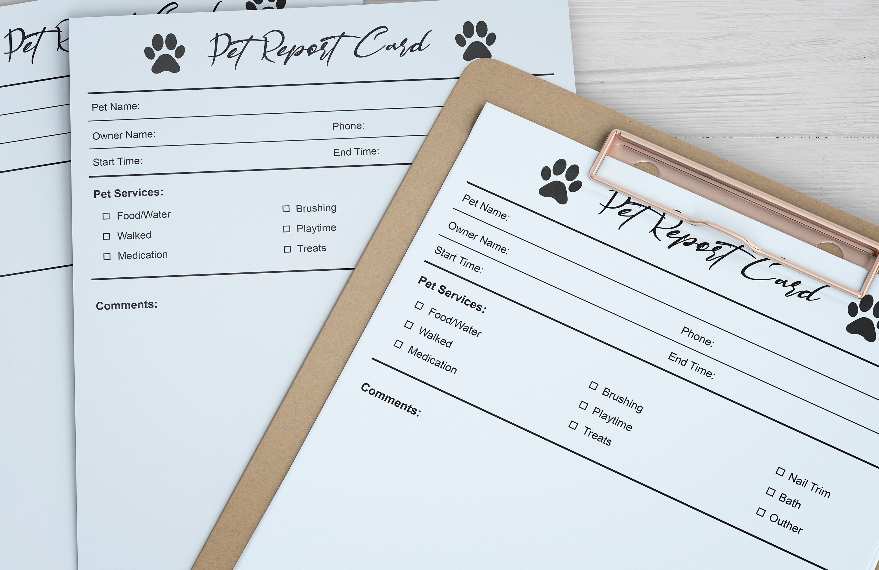 Pet Report Card,pet Perfomence Card,dog Report Card,dog Training Log ...