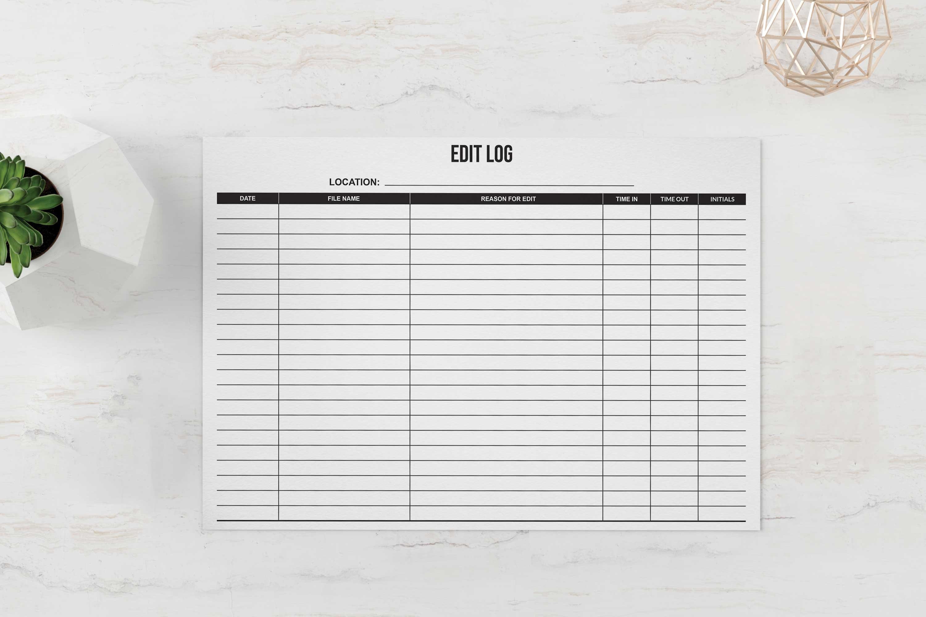 Editable Log Book - Etsy